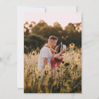 Rustic Sunflower Eucalyptus Photo Invitation | Zazzle