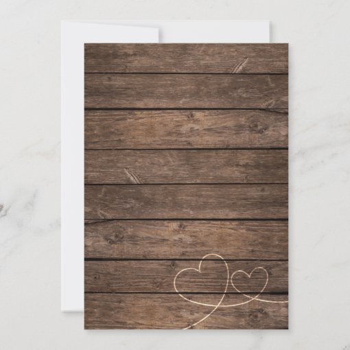 Rustic Sunflower Rose Wood Background Wedding Invitation | Zazzle