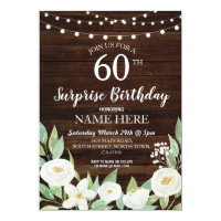 Rustic Wood Birthday Party Invitations - The Best Of Invitations