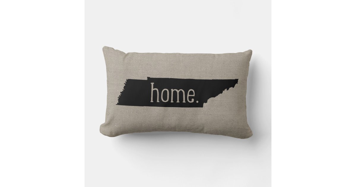 Rustic Tennessee Home State Throw Pillow | Zazzle