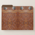 Rustic Texas Star Cowboy Western Country Pattern File Folder | Zazzle