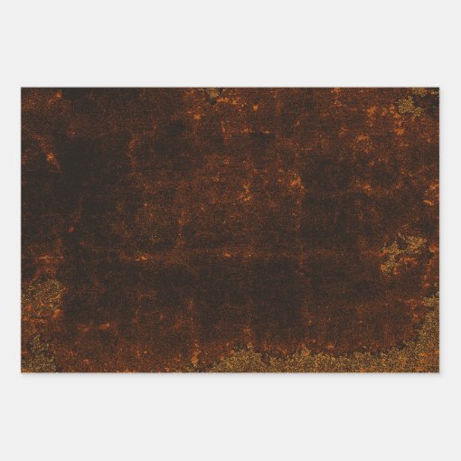 Rustic Texture Vintage Dark Brown Decoupage Wrapping Paper Sheets | Zazzle