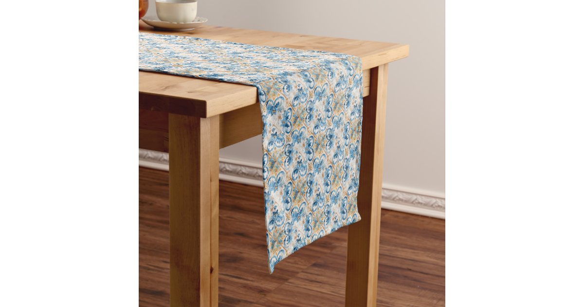 Rustic Tile Table Runner | Zazzle