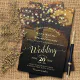 Rustic Tree & Lights BUDGET Wedding Invitation | Zazzle