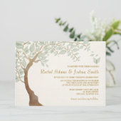 Rustic Tree Wedding Invitation | Zazzle
