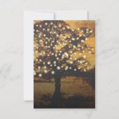 Rustic Tree with Lights Elegant Wedding Calendar Save The Date | Zazzle