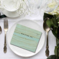Rustic Turquoise Weathered Wood Western QR Code All In One Invitation ...