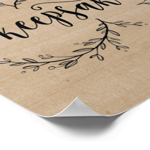 Rustic Vines, please sign our keepsake sign | Zazzle