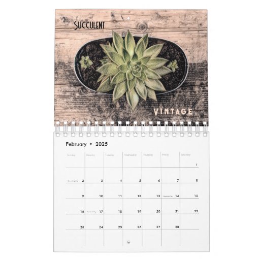 Rustic Vintage Country Farm Art 2024 Calendar | Zazzle