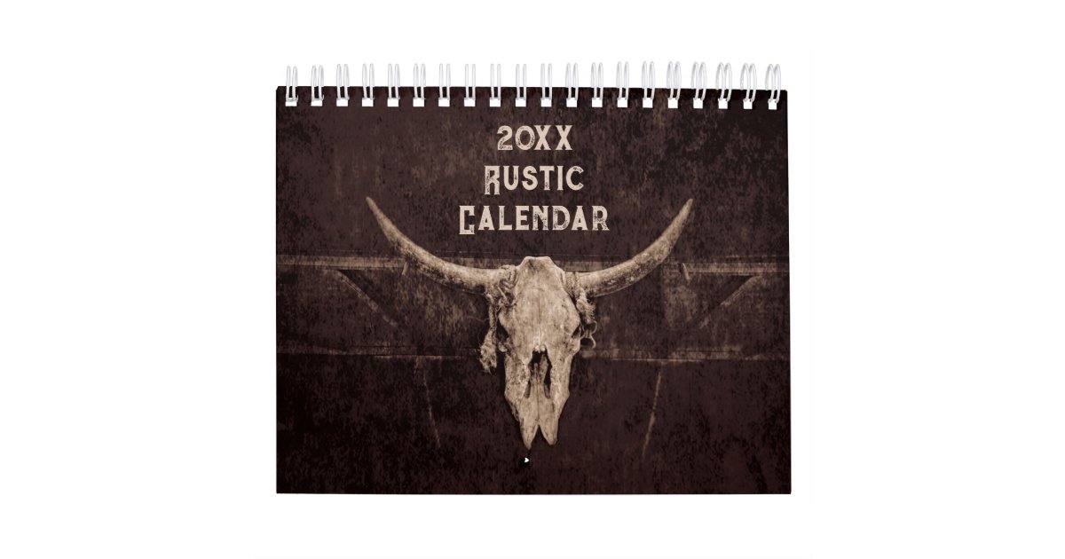 Rustic Vintage Country Farm Art 2024 Calendar | Zazzle