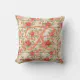 Rustic Vintage Roses Monogram Throw Pillow | Zazzle