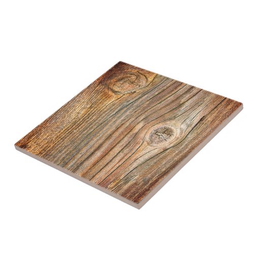 Rustic Vintage Wood Tile | Zazzle