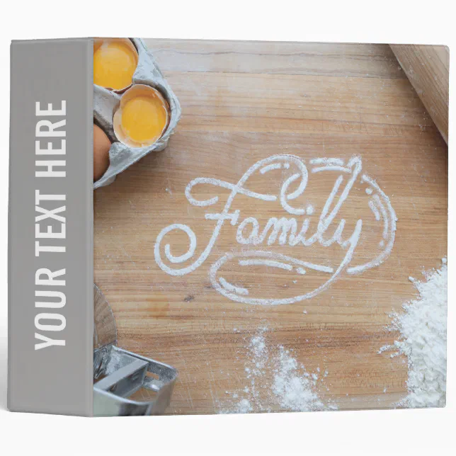 Rustic vintage wooden recipe binder book | Zazzle