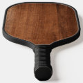 Rustic Walnut Wood Pickleball Paddle | Zazzle