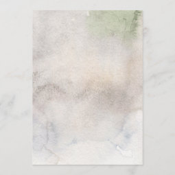 Rustic Watercolor Wedding Timeline Program | Zazzle