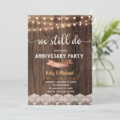 Rustic we still do theme invitation | Zazzle