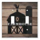 Rustic Weathered Wood Black Barn Country Farmhouse Light Switch Cover ...