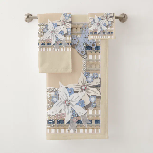 Rustic , wedding bath towel set | Zazzle