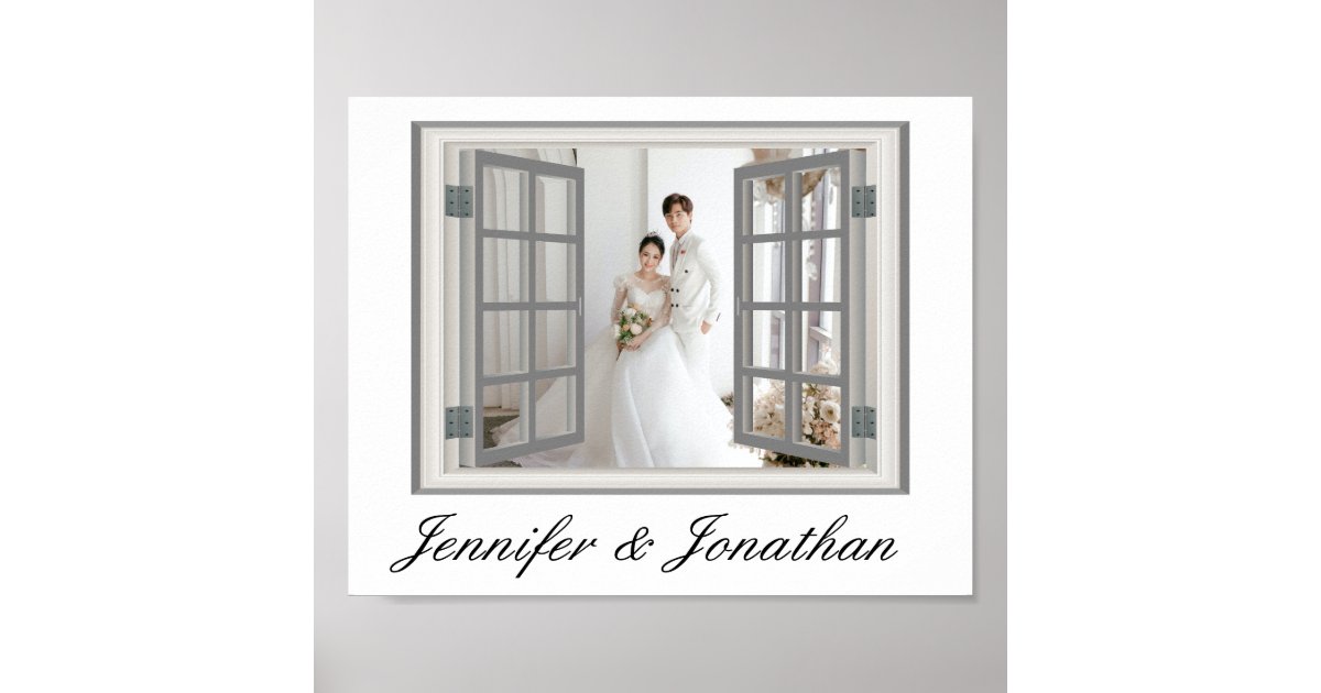 Rustic Wedding Fabulous Photo Template Poster | Zazzle