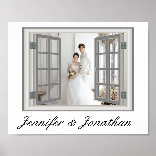 Rustic Wedding Fabulous Photo Template Poster | Zazzle