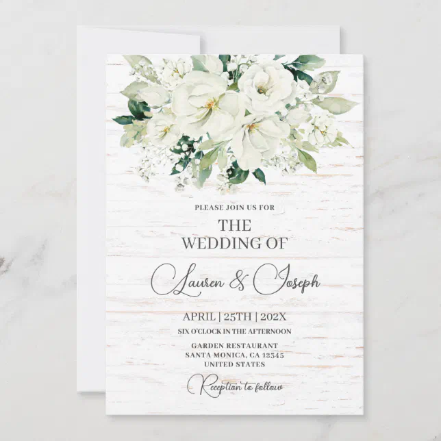 Rustic Wedding invitation | Zazzle