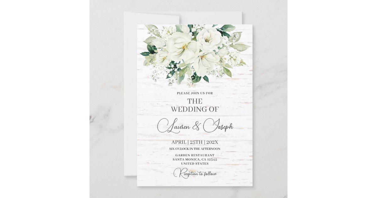 Rustic Wedding invitation | Zazzle
