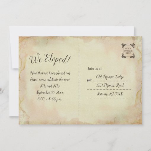 Rustic Wedding Invitation, Photo Invitation | Zazzle