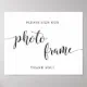 Rustic Wedding Please Sign Our Photo Frame Sign | Zazzle
