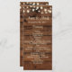 Rustic Wedding Program, Wedding Program, Rustic Program | Zazzle