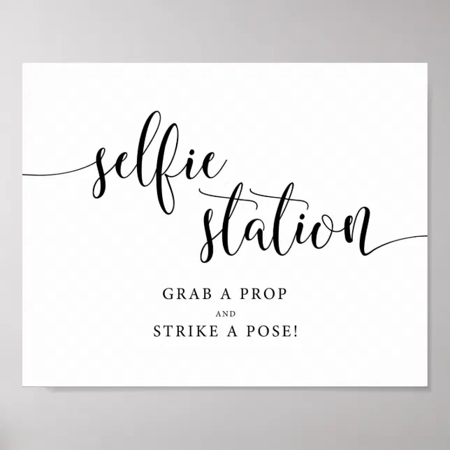 Rustic Wedding Selfie Station Sign | Zazzle