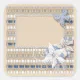 Rustic , wedding square sticker | Zazzle