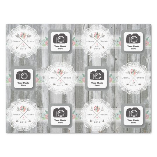 Rustic Wedding Tissue Paper | Zazzle.com