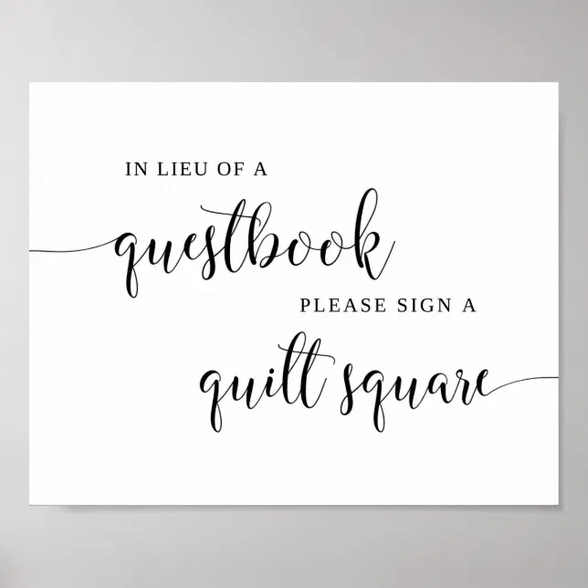 Rustic Wedding Wedding Quilt Guest Book Sign | Zazzle