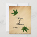 Rustic Weed Ticket Wedding Invitation | Zazzle