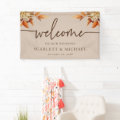 Rustic Welcome Wedding Banner | Zazzle