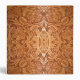 rustic western country cowboy tooled leather 3 ring binder | Zazzle