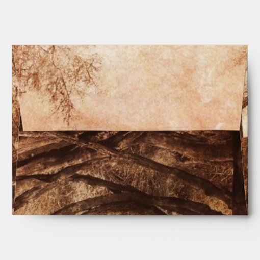 rustic western country farm wedding envelope | Zazzle