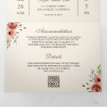 Rustic Western Cowboy All in One QR Code Wedding Tri-Fold Invitation ...