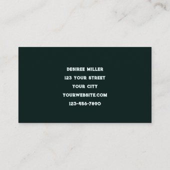 Rustic Western Dark Teal Sunflowers Bull Skull Business Card | Zazzle