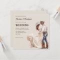 Rustic Western Ranch Wedding Invitation | Zazzle