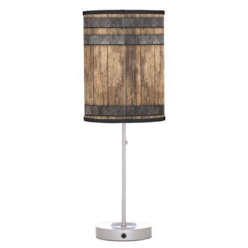Rustic Whiskey Keg Table Lamp | Zazzle