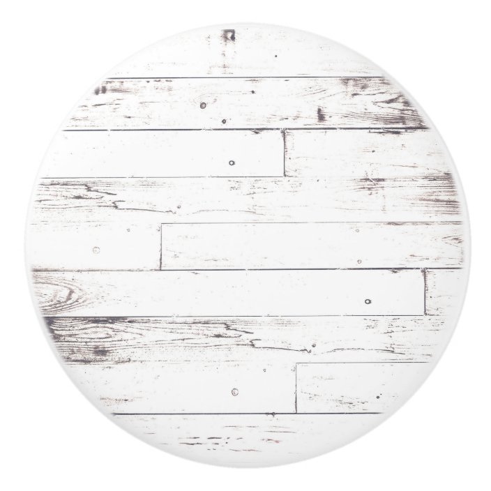 Rustic White Farmhouse Country Shabby Chic Shiplap Ceramic Knob ...