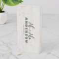 Rustic White Wood Mr. & Mrs. Personalized Wooden Box Sign | Zazzle