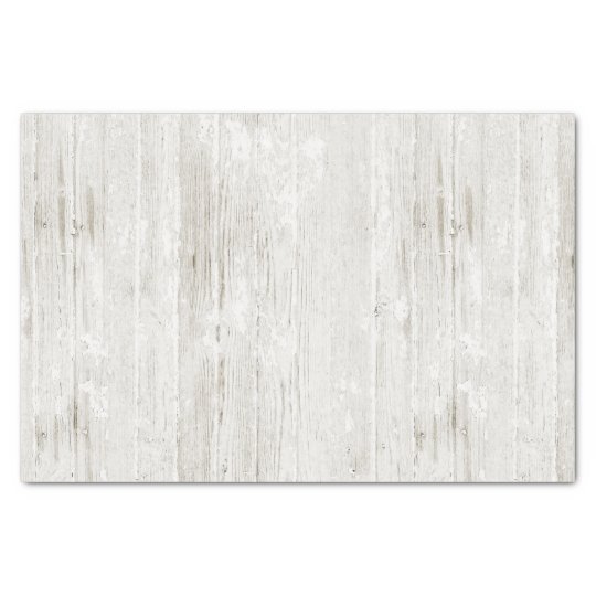 Rustic Whitewashed Wood Tissue Paper | Zazzle.com