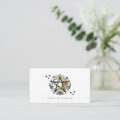 Rustic Wiccan Pagan Pentacle Moon Calling Card | Zazzle