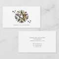 Rustic Wiccan Pagan Pentacle Moon Calling Card | Zazzle