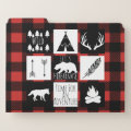 Rustic Wild Wilderness Adventure Buffalo Plaid File Folder | Zazzle