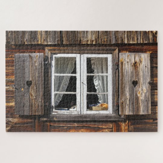 rustic window puzzle | Zazzle.com