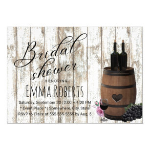 Wine Barrel Invitations | Zazzle