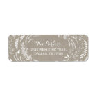 Rustic Winter Holiday Address Labels | Zazzle